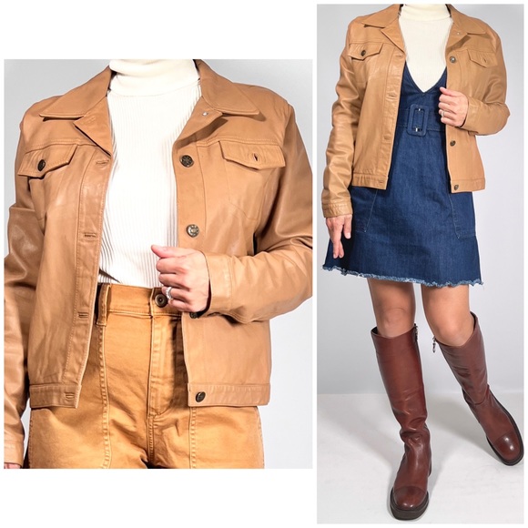 Ellen Ashley | Jackets & Coats | Ellen Ashley Leather Jacket | Poshmark